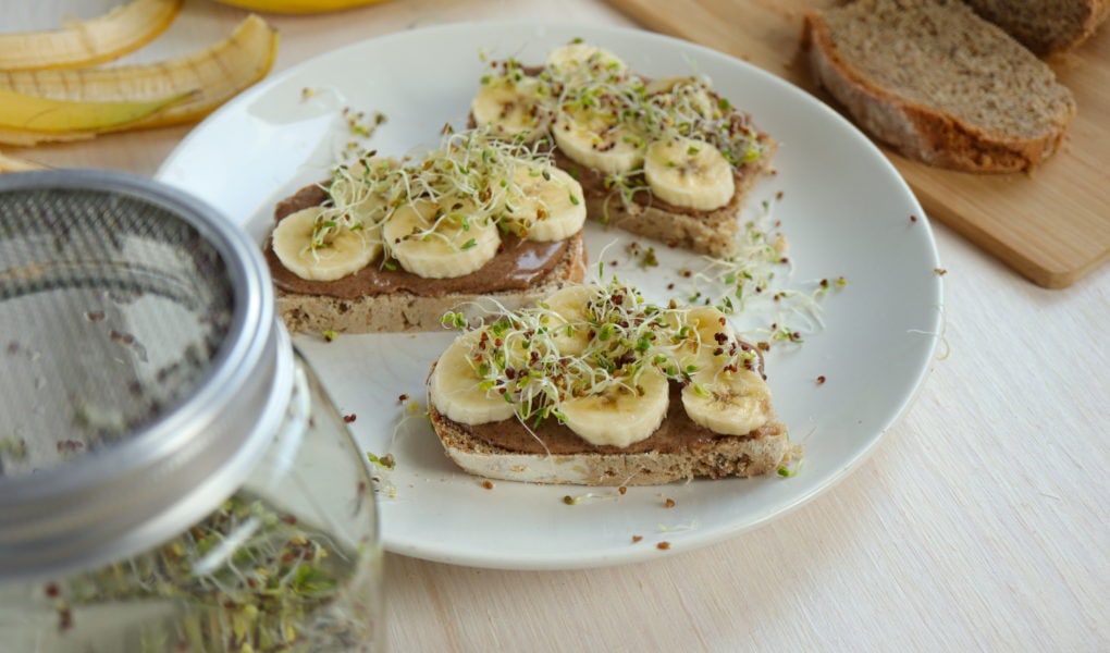 Süsser Snack mit Sprossen | Don't Waste Your Taste Vegane Rezepte von ...